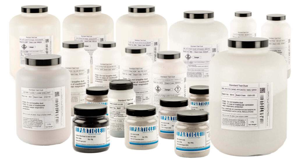 Test Dust Supply & Manufacture - Particle Technology