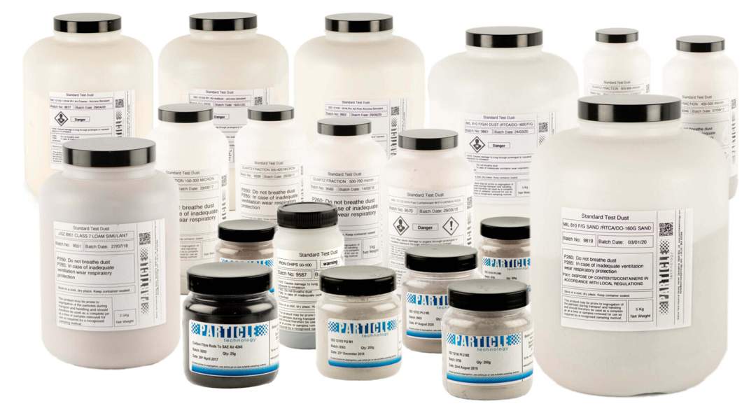 Test Dust Supply & Manufacture - Particle Technology