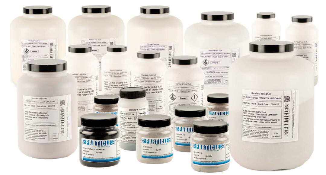 Test Dust Supply & Manufacture - Particle Technology